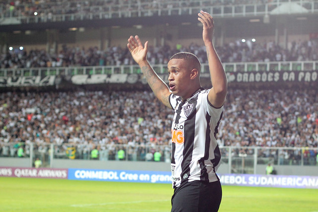 Alerrandro se emociona com gol e classificação - Clube Atlético Mineiro